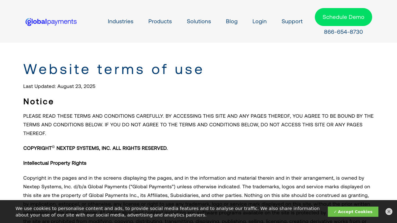 Nextep - Terms of Use | NEXTEP SYSTEMS